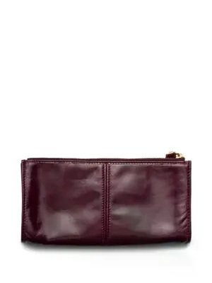 Prada Large Logo-plaque Leather Wallet