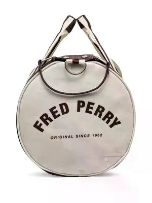 Fred Perry Logo-print Holdall - Red