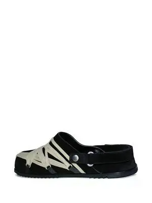 Rick Owens Leather Criss-cross Sandals