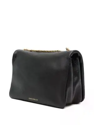 COCCINELLE Mini Embossed-logo Chain Shoulder Bag