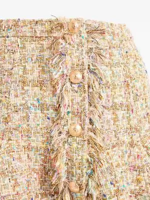 Cinq À Sept A-line Skirt With Fringe Trim
