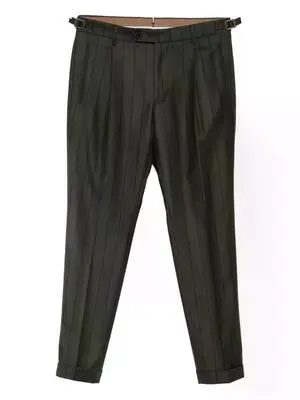 BERWICH Pinstripe Pleated Trousers
