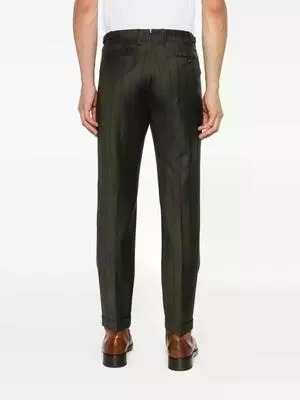 BERWICH Pinstripe Pleated Trousers