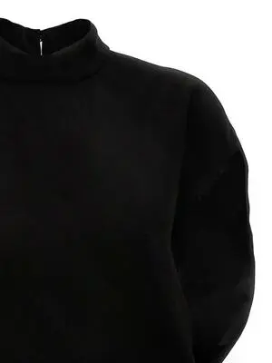 Max Mara Mock-neck Mini Dress With Cut-out Detail