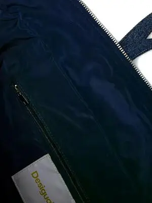 Desigual Denim Patchwork Tote Bag
