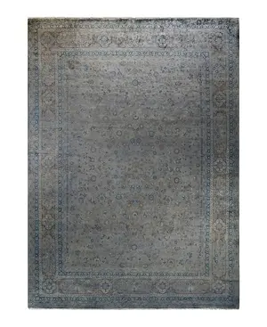 Bloomingdale'S Fine Vibrance M1602 Area Rug, 9'1 X 12'1 - Gray
