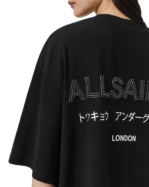 ALLSAINTS Under Amelie Tee - Black