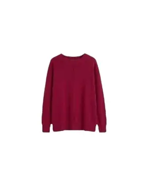 Chinti & Parker Wool Cashmere Slouchy Sweater - Cherry