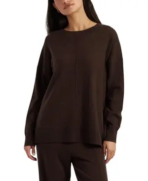 Chinti & Parker Wool Cashmere Slouchy Sweater - Chocolate