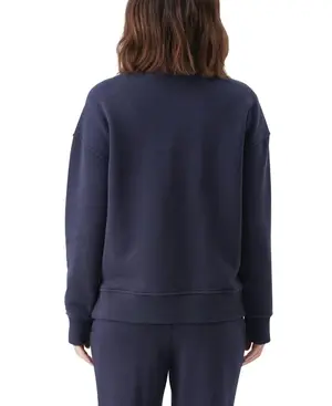 RIPE MATERNITY Relax Nursing Sweat Sweater - Navy
