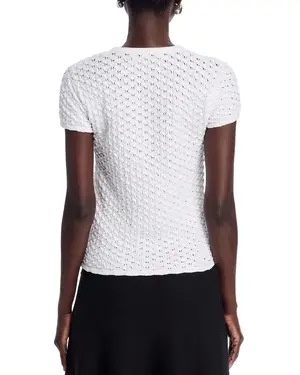 Proenza Schouler White Label Quincy Crocheted Top