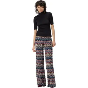 Missoni Mock Neck Sweater With Lam - Black