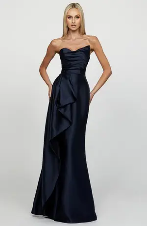 BARIANO Kasery Asymmetric Gown