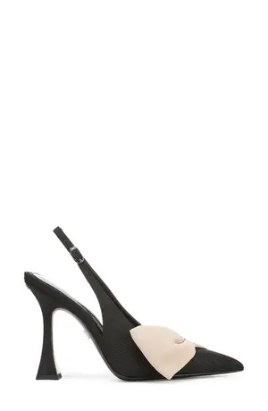 Sam Edelman Pointed Toe Slingback Pumps - Black/sand
