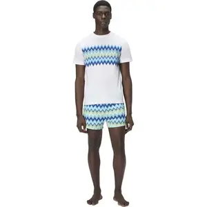 Missoni Short-sleeve T-shirt With Zigzag Insert - Multicoloured