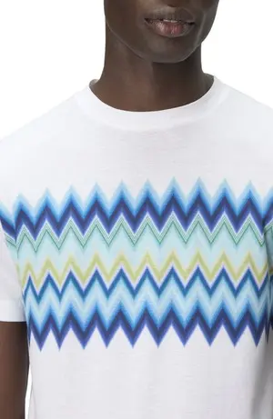 Missoni Short-sleeve T-shirt With Zigzag Insert