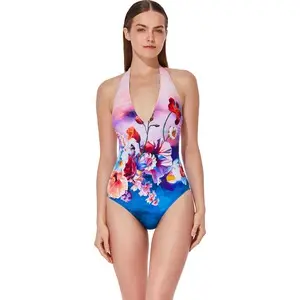 GOTTEX Under The Sea Halter One-piece - The-sea-multi