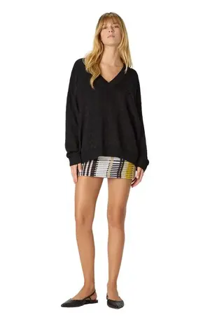 Women's V Neck Oversized Sweaters