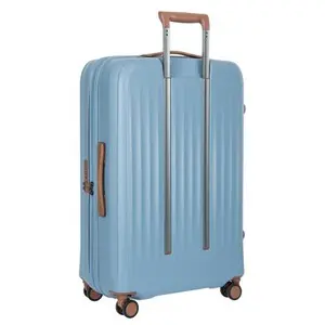Bric'S Taormina Large Checked Spinner Luggage - Sky