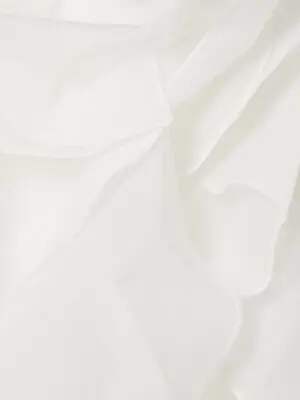 Aje Pandorea Appliquéd Ruffled Layered Chiffon Mini Dress