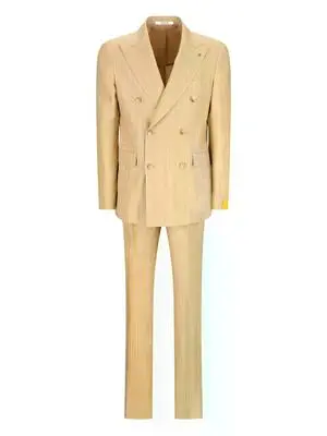Tagliatore Pinstripe-pattern Double-breasted Suit - Neutrals