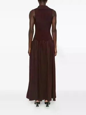 SELF-PORTRAIT Ribbed Midi Dress