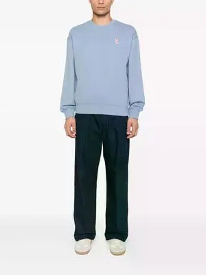 Maison Kitsuné Fox-embroidered Cotton Sweatshirt