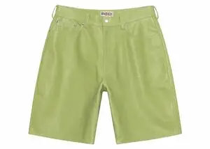 StÜssy Leather Short - Lime