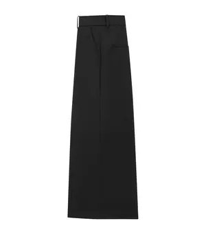 Saint Laurent Wool Mid-rise Culottes
