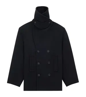 Saint Laurent Wool Pea Coat