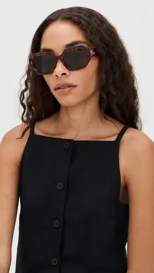 JIMMY FAIRLY Portofino Square Sunglasses