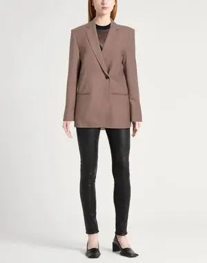 Helmut Lang Double-breasted Blazer In Polyester And Virgin Wool