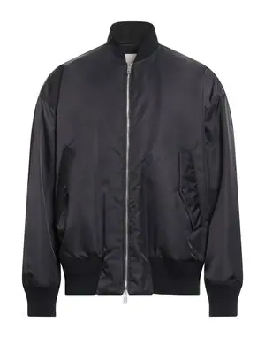 Emporio Armani Jacket In Polyamide, Cotton And Elastane - Blue