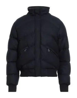 Emporio Armani Puffer Jacket With Knitted Trims