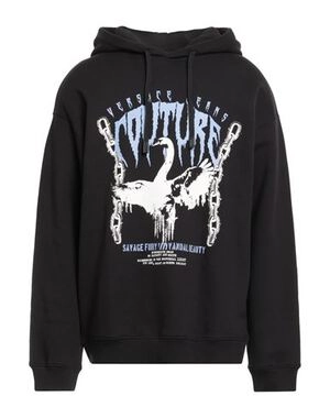 Versace Cotton Fleece Hoodie - Black