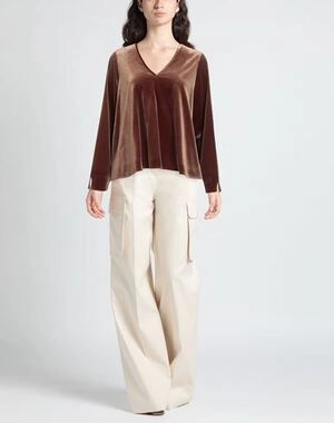 COMPAGNIA ITALIANA Top Polyester Elastane - Brown