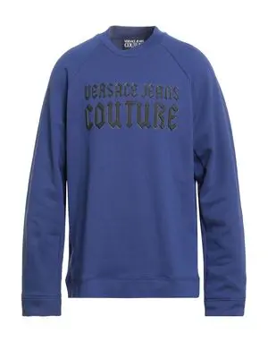 Versace Cotton And Elastane Sweatshirt - Navy