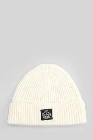 Stone Island Stone Island Wool Beanie - Beige