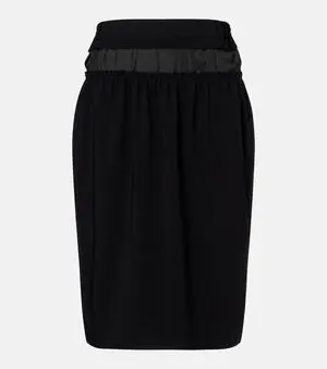 MAISON MARGIELA Four Stitches Pencil Skirt - Black