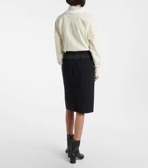MAISON MARGIELA Four Stitches Pencil Skirt