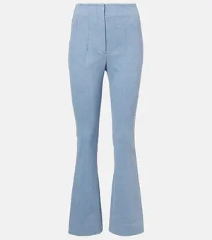 Veronica Beard Hawthorne Flared Jeans - Blue