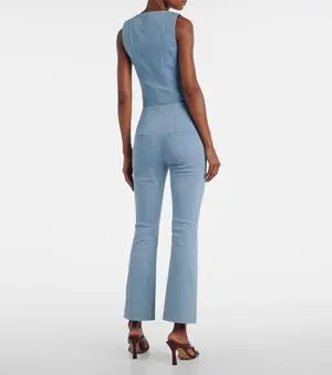 Veronica Beard Hawthorne Flared Jeans - Blue