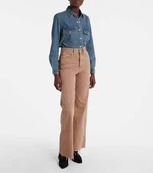 Veronica Beard Taylor Wide-leg Jeans