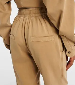 MARANT ETOILE Rozene Cotton Jersey Sweatpants