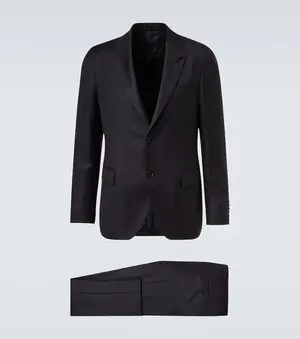 LARDINI Virgin Wool Suit - Blue