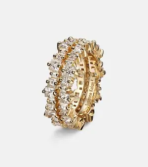 SUZANNE KALAN Milli 18kt Tech Ring Jackets With Diamonds