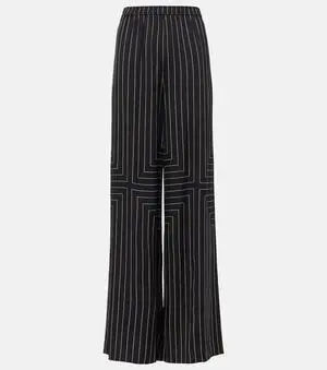 JOSEPH Hulin Wide-leg Pants - Black