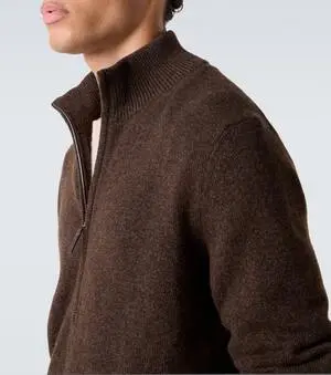 TOD'S Wool And Cashmere Zip-up Cardigan