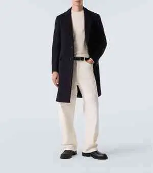 LARDINI Virgin Wool Overcoat