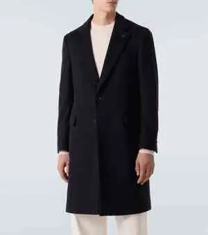 LARDINI Virgin Wool Overcoat